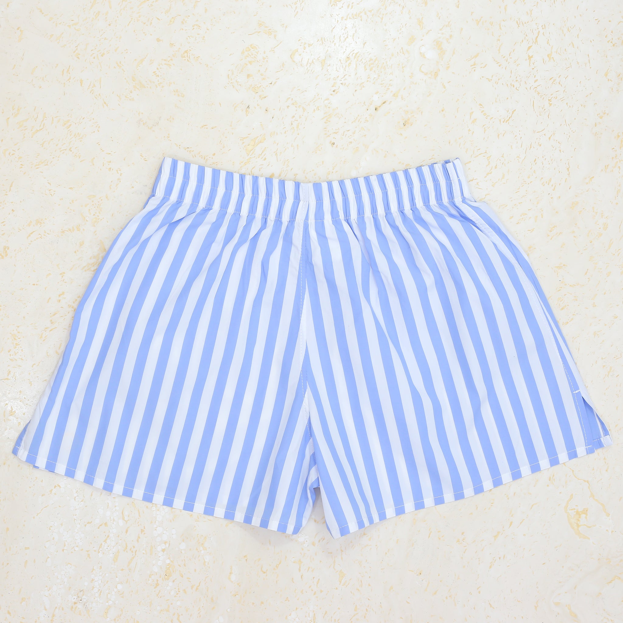 Striped Blue Unisex Boxershorts in 100% Organic Cotton | The PAVONINI ...