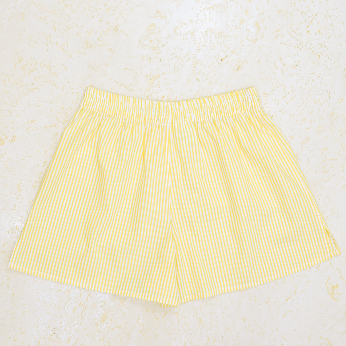 Striped Yellow Unisex Boxershorts in 100% Organic Cotton | The PAVONINI ...