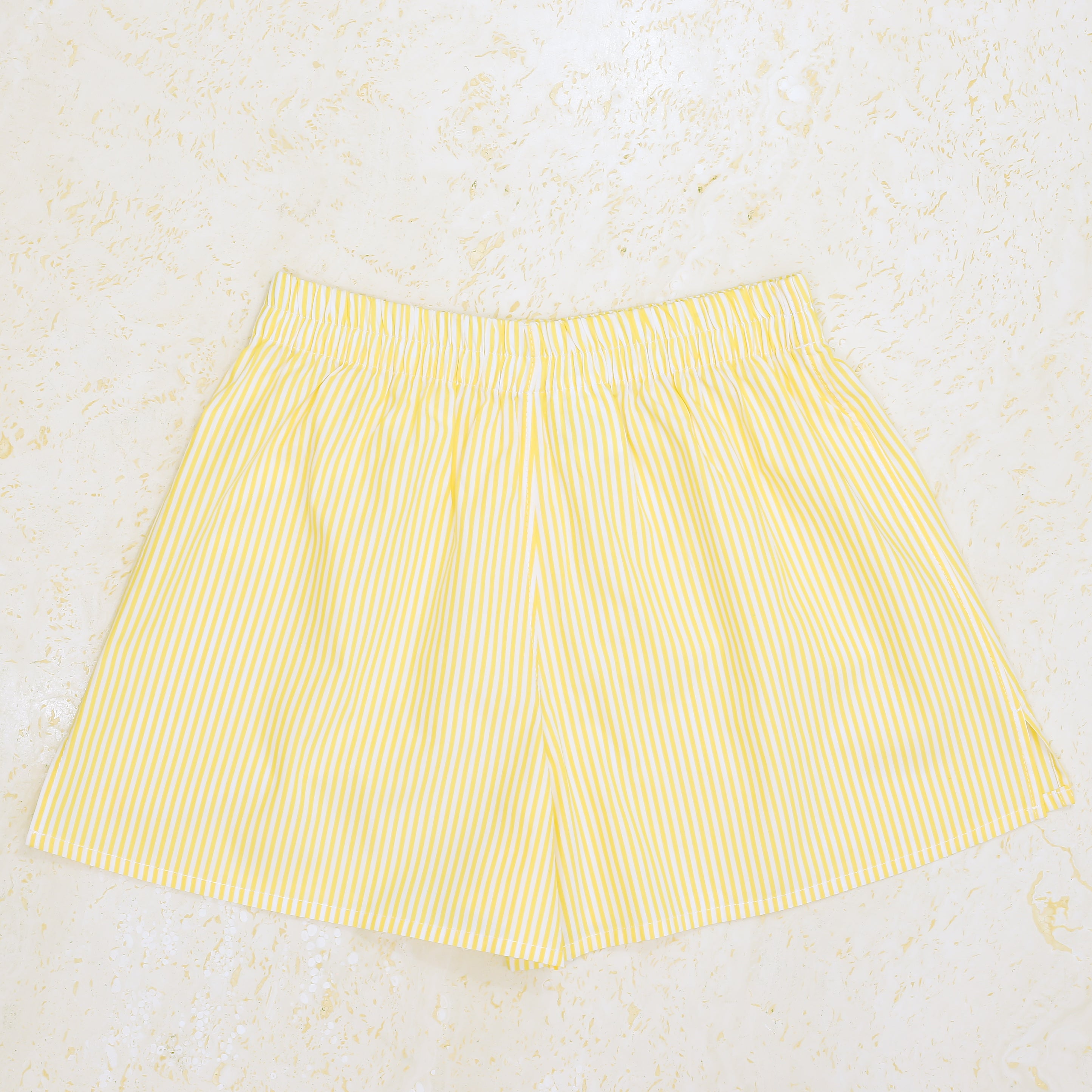 Striped Yellow Unisex Boxershorts in 100% Organic Cotton | The PAVONINI ...